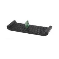China Black Antistatic U-Type PCB Circulation Rack 25pcs Capacity 485x175x50mm ESD Storage for sale