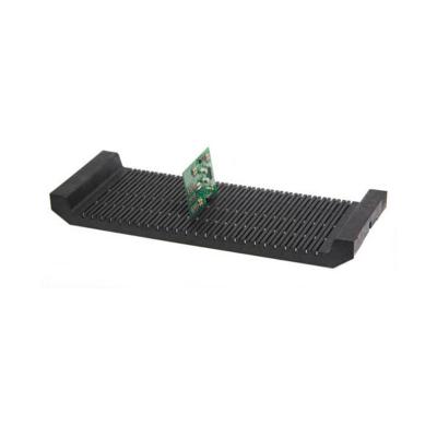 China Black Antistatic U-Type PCB Circulation Rack 25pcs Capacity 485x175x50mm ESD Storage for sale
