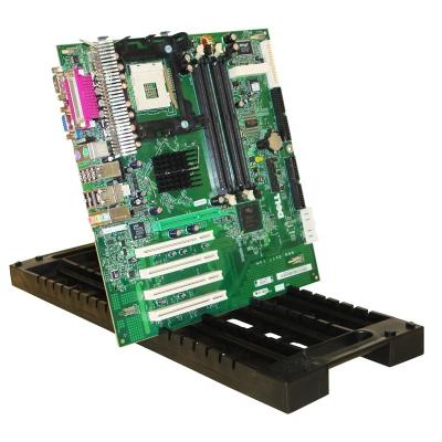 China Waterproof 16mm Pitch I Type ESD PCB Circulation Rack - 437x160x30mm, 25 PCB Capacity, Anti-Static 10⁴-10⁹Ω for sale
