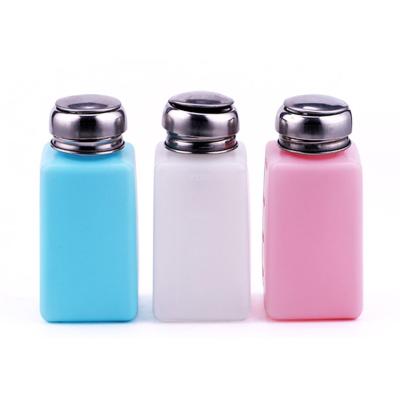China HDPE ESD Alcohol Bottle 250ml with 10^6-10^11 Ohm Surface Resistance and Stainless Steel Dispenser for sale
