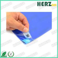 China 18'' Cleanroom Sticky Floor Mat for Electronic Factories - 35-50μm PE Film with 99.9% Dirt Removal Efficiency for sale