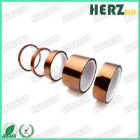 China Gold Anti Static Polyimide PCB Masking Adhesive Tape HZ-1406 for High Temperature ESD Protection for sale