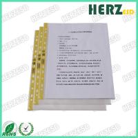 China A4 Size ESD Envelope File Bag for Cleanroom Use - 0.08mm PP Material with 1.0s Electrostatic Decay for sale