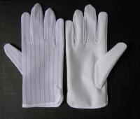 China Anti Static Cotton ESD Hand Gloves HZ-4502 with 10^10 Ω/sq Surface Resistivity for Electronics Safety for sale