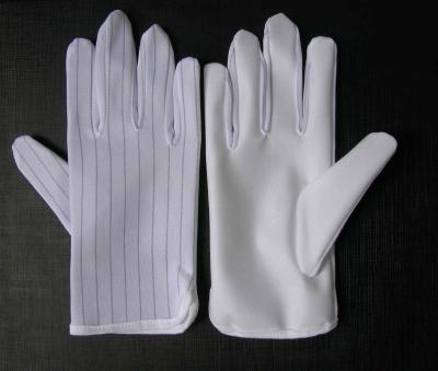 China Anti Static Cotton ESD Hand Gloves HZ-4502 with 10^10 Ω/sq Surface Resistivity for Electronics Safety for sale