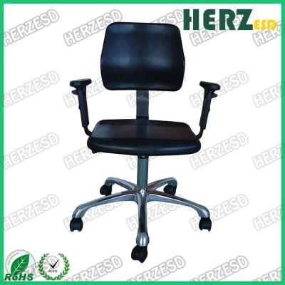 China 360 Degree Adjustable Swivel ESD Pu Foam Chair With Lifting Armrest for sale