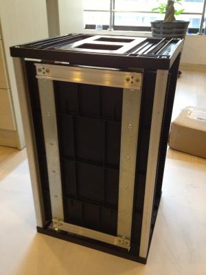 China Adjustable Plastic Base ESD Anti Static PCB Magazine Rack For Storage 355 X 320 X 563mm for sale