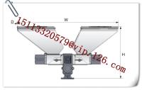 China Double color volumetric Doser /two masterbatch colors Mixer screw volumetric doser factory door to door for sale