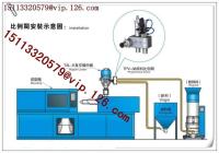 China Output 550kg/hr New &  Regrind Plastic Proportional Mixer/material proportional valves  2