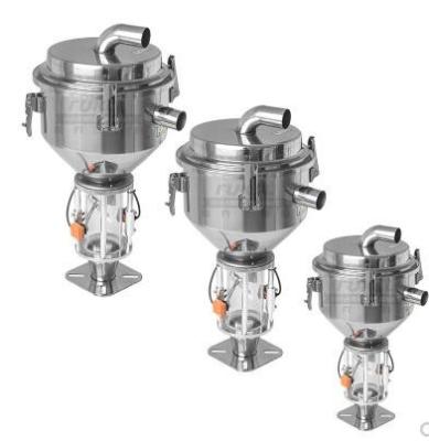 China China Vacuum Auto loader sensor glass tube hopper receiver 3L,6L,7.5L,12L, 24L good price for sale
