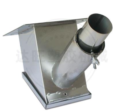 China Plastic Hopper Dryer spare parts -stainless steel material Suction Box single pipe good price to Saudi Arabia for sale