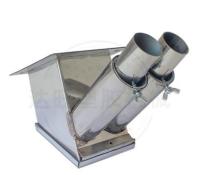 China Supply Euro Hopper Dryer spare parts - stainless steel material Suction Box double pipe good price to worldwide for sale