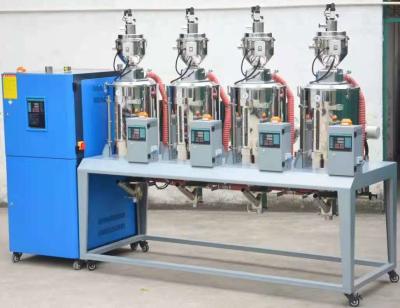 China Multiple stage plastic drying machine 3 in 1 Dehumidifier Dryer Supplier one Dehumidi with some hoppers save cost a lot for sale
