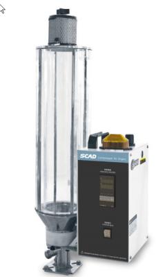 China Black Good quality Compressed Air dryer plastic hopper dryer 20Lwith glass hopper Best price to Holland for sale