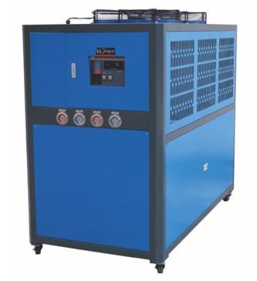 China Blue Modular Air Cooled WaterChiller/ air cooled water chiller for industry machine cooling with fan for sale