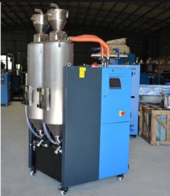 China 3 in 1 plastic pet desiccant Rotor dehumidify dryer factory 1 to 2 one dehumidifier with 2 silo hoppers good price havCE for sale