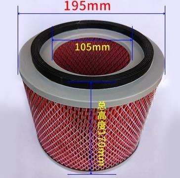 China China good quality spare parts supplier-Red mesh filter dust filter for vacuum auto loader 700G/800G factory pricewholesale needed for sale