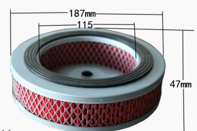 China China hopper  loader parts-Red mesh filter dust filter for vacuum auto loader factory price for sale