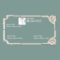China Decorative PU Corner Moulding HG-5713 - Fire-Proof Waterproof Interior Trim with 80% Cost Savings for sale