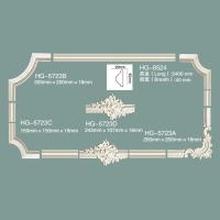 China Polyurethane Panel Moulding Corner HG-5723 - Fire-Proof Water-Proof Decorative Trim with 80% Cost Savings for sale