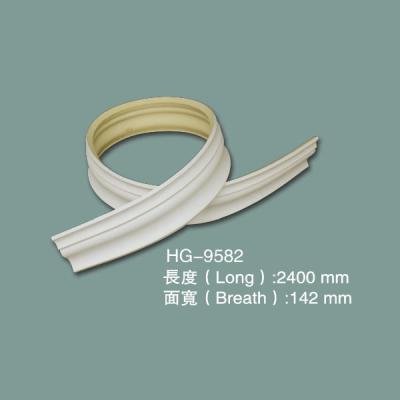 China HG-9582 High Density Polyurethane Flexible Trim Moulding - Fire-Proof & Waterproof Interior Decoration for sale