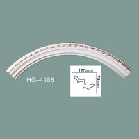 China Exquisite Lamp Pool 4106 PU Moulding - Fire-Proof Water-Resistant Decorative Trim with 80% Cost Savings for sale