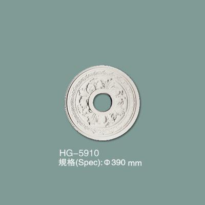 China HG-5910 Polyurethane Ceiling Medallion - Fire-Proof PU Ceiling Tile with 80% Cost Savings for sale