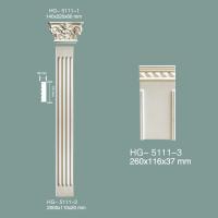 China PU Pillar Roman Column Moulding HG-5111 - Fire-Proof Waterproof Polyurethane Decorative Trim with 80% Cost Savings for sale