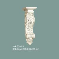 China PU Exotic Corbels HG-5281 - Fire-Proof Waterproof Decorative Moulding with 80% Cost Savings vs Wood for sale