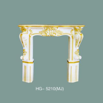 China HG-5210 High-Density Polyurethane Fireplace Mantel - 80% Cost Savings vs Wood, Non-Combustion Fire Safety Rated for sale