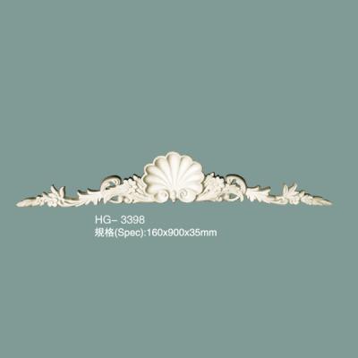 China HG-3398 Decorative Polyurethane Wall Moulding Scroll - Fire-Proof Water-Resistant Interior Decor Onlay 80% Cost Saving for sale
