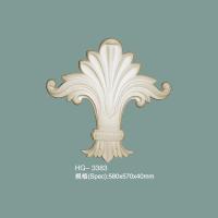 China HG-3383 Decorative Polyurethane Wall Moulding Scroll - Fire-Proof & Water-Proof Interior Decor Onlay with 80% Cost Savings for sale