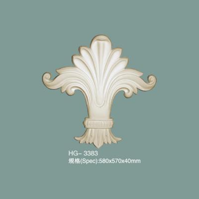 China HG-3383 Decorative Polyurethane Wall Moulding Scroll - Fire-Proof & Water-Proof Interior Decor Onlay with 80% Cost Savings for sale