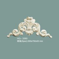 China HG-3380 Decorative Polyurethane Wall Moulding Scroll - Fire-Proof & Water-Resistant Interior Decor Onlay for sale