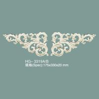 China HG-3319 Decorative PU Wall Moulding Ornaments - Fire-Proof & Waterproof Interior Trim with 80% Cost Savings for sale
