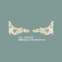 China HG-3320 Decorative PU Wall Moulding Ornaments - Fire-Proof, Water-Resistant, 80% Cost Savings vs Wood for sale