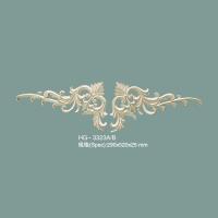 China HG-3323 High Density Polyurethane Decorative Scroll Onlay - Fireproof Waterproof Interior Moulding with 80% Cost Savings for sale