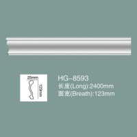 China PU Wainscoting PU Wall Baseboard Polyurethane PU Moulding HG-8593 for sale