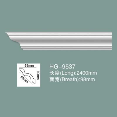 China HG-9537 Polyurethane Crown Moulding - Fire-Proof Foam Skirting with 80% Cost Savings vs Wood/Gypsum for sale