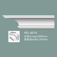 China Cornice Moulding Polyurethane Crown Moulding HG-9618 for sale