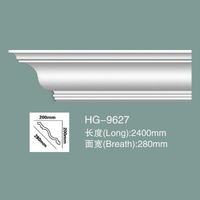 China Foam Skirting Cornice Moulding Polyurethane Crown Moulding HG-9627 for sale