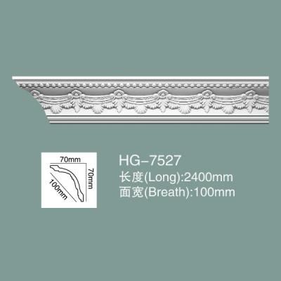 China Polyurethane Crown Moulding PU Ceiling Moulding HG-7527 for sale