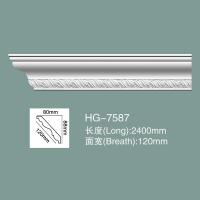 China Ceiling Cornice PU Ceiling Moulding HG-7587 for sale