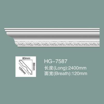 China Ceiling Cornice PU Ceiling Moulding HG-7587 for sale