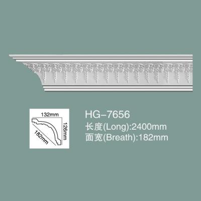 China Foam Skirting Cornice Moulding PU Ceiling Moulding HG-7656 for sale