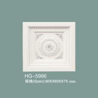 China Decorative PU Ceiling Tile HG-5986 - Fire-Proof Water-Resistant Polyurethane Moulding with 80% Cost Savings for sale