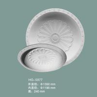 China PU Ceiling Medallion HG-5977 - Fire-Proof Waterproof Polyurethane Decoration with 80% Cost Savings for sale