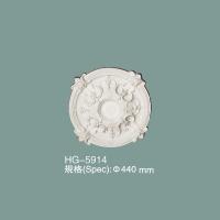 China Polyurethane Ceiling Medallion PU Ceiling Tile HG-5914 for sale