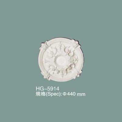 China Polyurethane Ceiling Medallion PU Ceiling Tile HG-5914 for sale