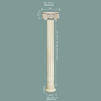 China PU Roman Column HG-5121 - Fire-Proof Waterproof Decorative Moulding with 80% Cost Savings for sale